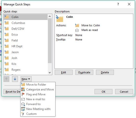 Outlook Quick Steps – Computer Help Center